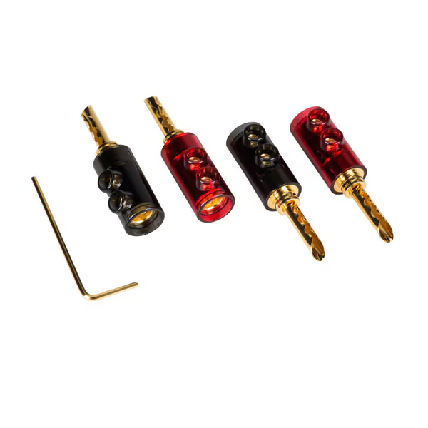 Banana Plugs 4 Pack – Ayreborn Audio/Video