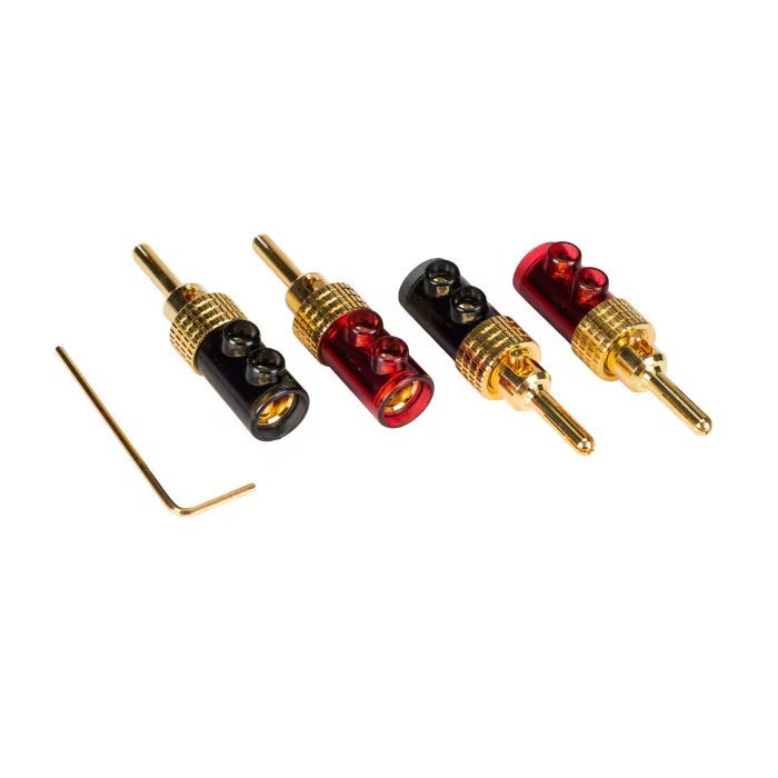 Expanding Banana Plugs 4 Pack – Ayreborn Audio/Video
